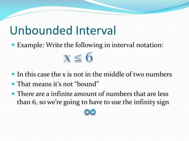 PPT - Interval Notation PowerPoint Presentation - ID:2734975