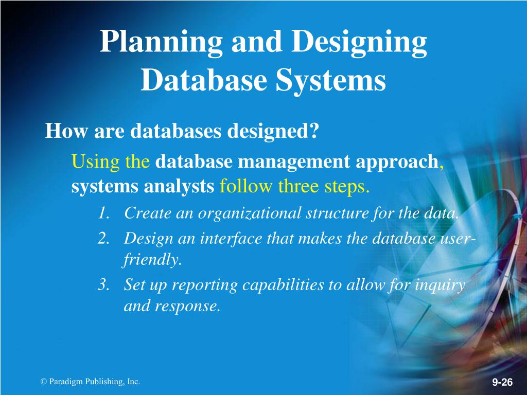 PPT - Chapter 9 Database Information and Management PowerPoint Presentation - ID:2735386