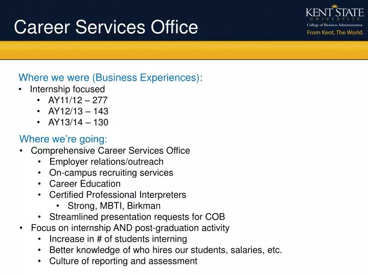 PPT - Career Services Office PowerPoint Presentation, free download ...