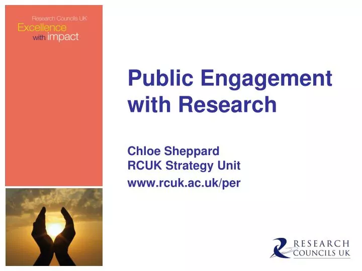 PPT - Public Engagement with Research PowerPoint Presentation, free ...
