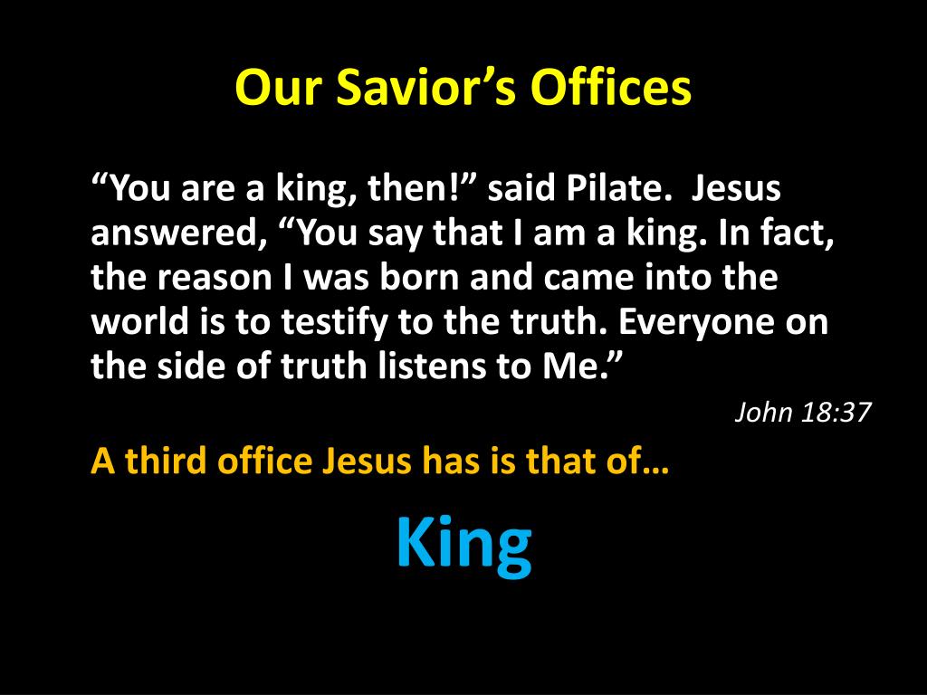 PPT - GOD THE SON The Three Offices of Jesus Christ PowerPoint ...