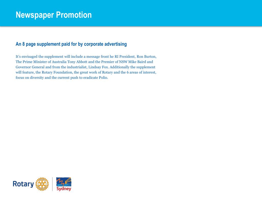 PPT - Rotary International Convention 2014 Marketing Collateral ...