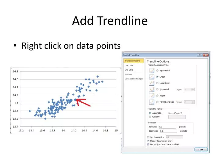 PPT - Add Trendline PowerPoint Presentation, free download - ID:2737745