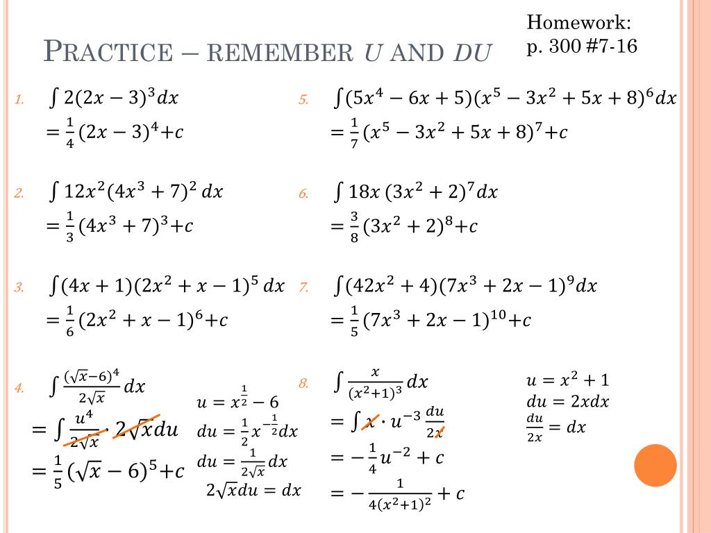 PPT - Chain rule substitution for integrals PowerPoint Presentation ... PPT - Chain rule substitution for integrals PowerPoint Presentation ...
