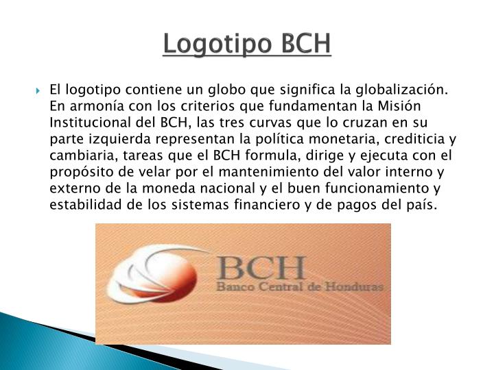 PPT - BANCO CENTRAL DE HONDURAS (BCH) PowerPoint Presentation - ID:2738270