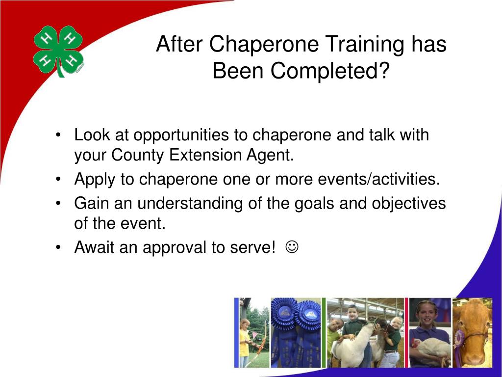 PPT - 4-H Chaperone Orientation University of Arizona, Cooperative ...