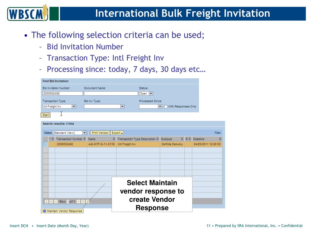 PPT - International Bulk Freight Bidding Review PowerPoint Presentation ...