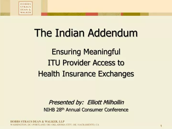 PPT - The Indian Addendum PowerPoint Presentation, free download - ID ...