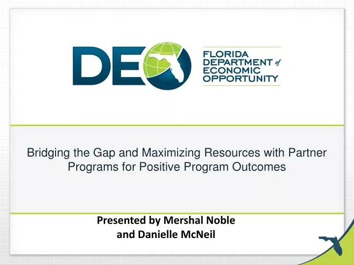 PPT - Bridging the Gap and Maximizing Resources with Partner Programs ...