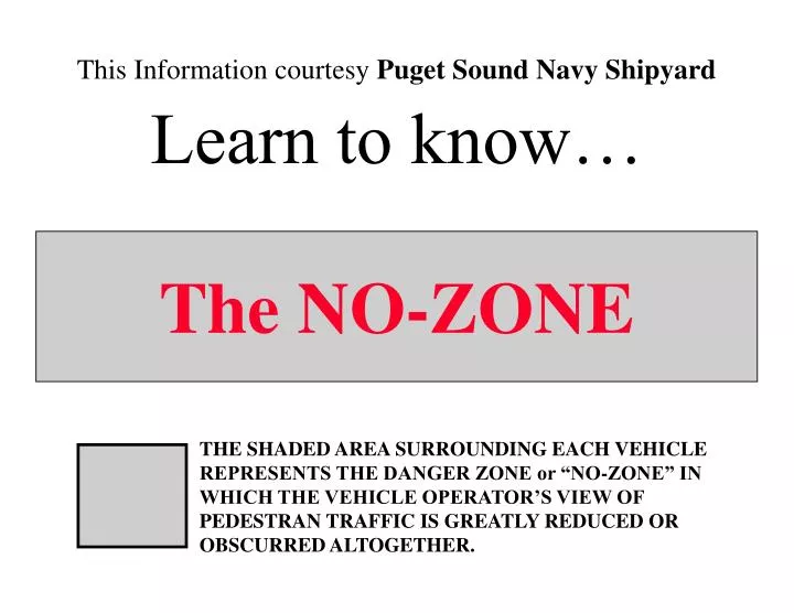 PPT - The NO-ZONE PowerPoint Presentation, free download - ID:2739444