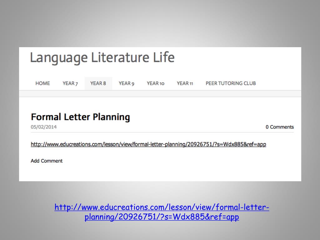 PPT - educreations/lesson/view/formal-letter-planning/20926751/?s ...