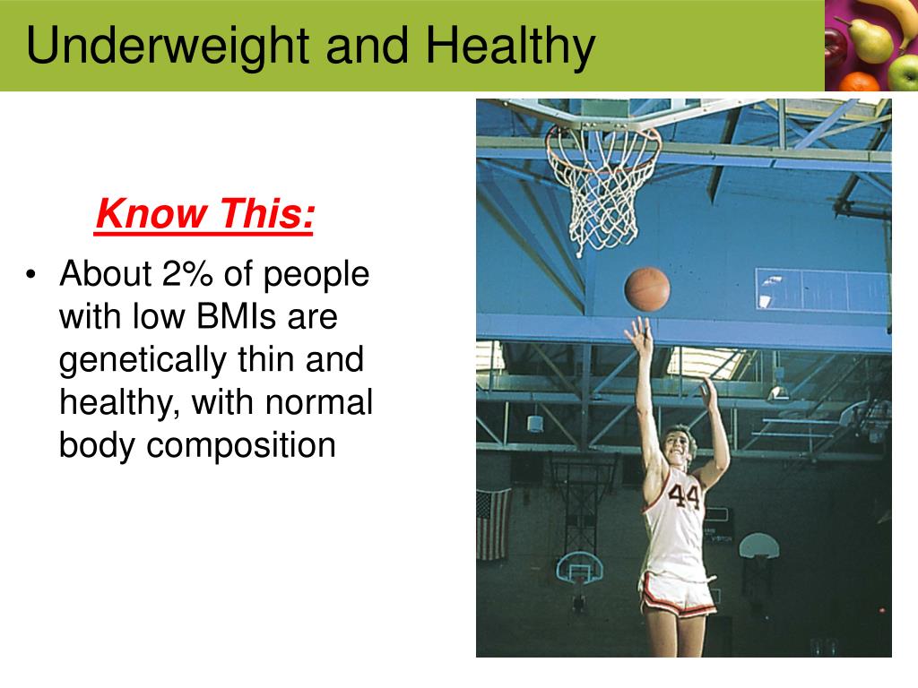 PPT - Obesity to Underweight: The Highs and Lows of Weight Status ...