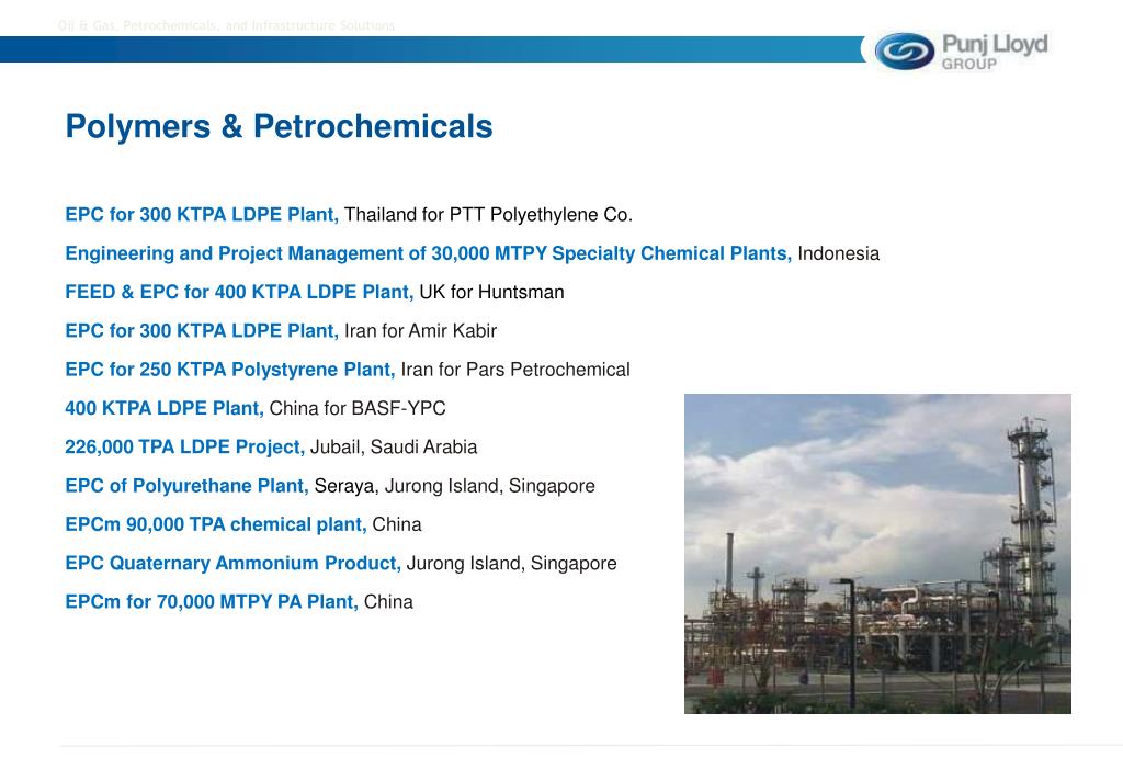 PPT - Oil & Gas, Petrochemicals and Infrastructure Solutions PowerPoint ...