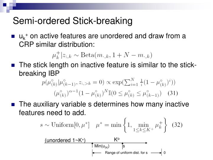 PPT - Stick-breaking Construction for the Indian Buffet Process ...