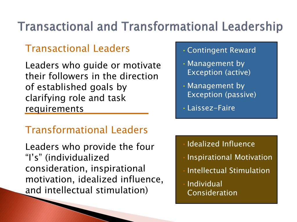PPT - HND – 9. Inspirational Approaches to Leadership PowerPoint ...