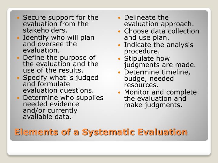PPT - Program Evaluation PowerPoint Presentation - ID:2740104