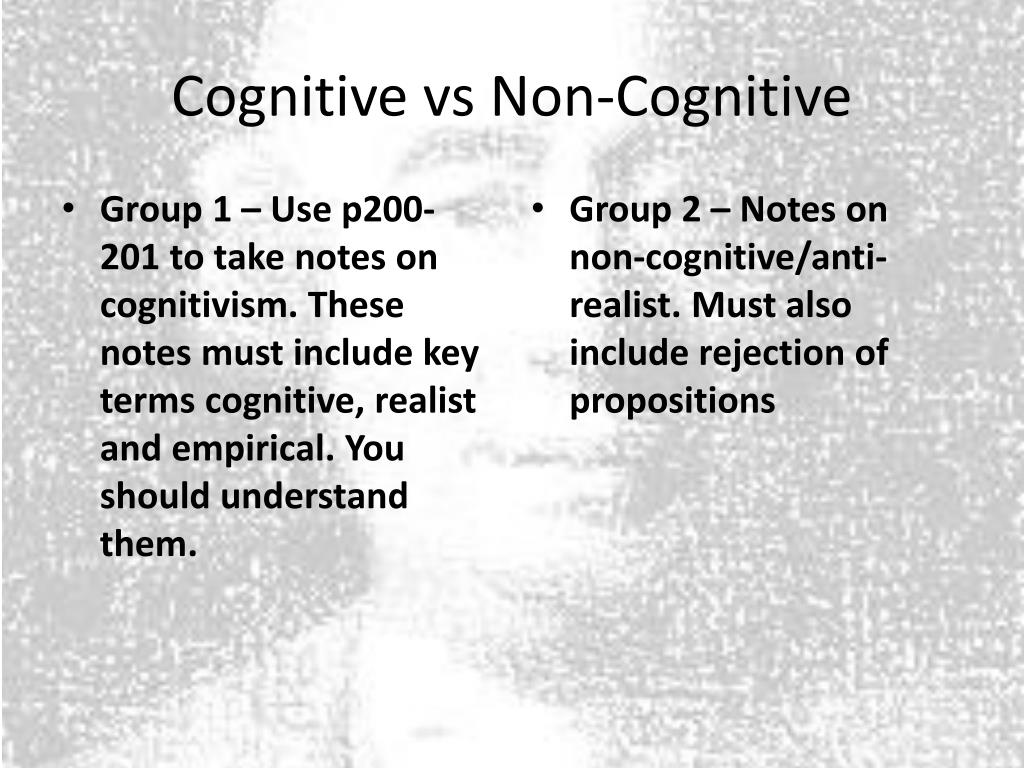 PPT - Cognitive vs Non-Cognitive PowerPoint Presentation, free download ... PPT - Cognitive vs Non-Cognitive PowerPoint Presentation, free download ...