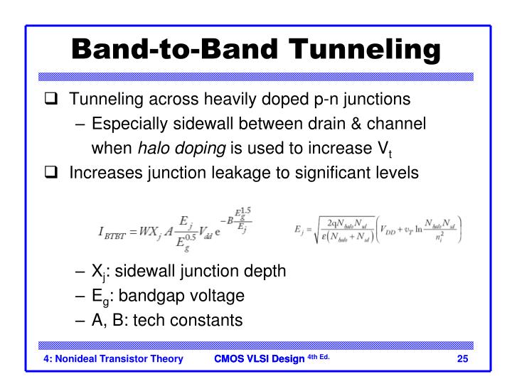 PPT - Lecture 4: Nonideal Transistor Theory PowerPoint Presentation ...