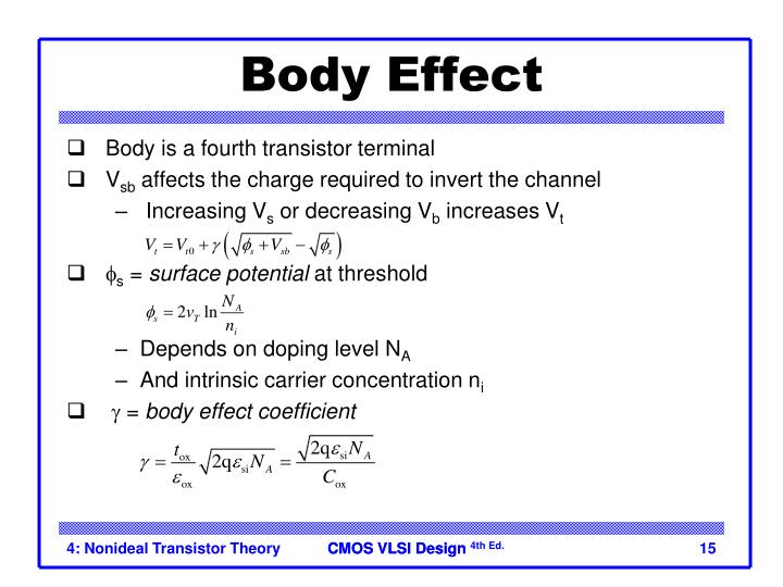 PPT - Lecture 4: Nonideal Transistor Theory PowerPoint Presentation ...