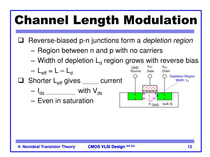 PPT - Lecture 4: Nonideal Transistor Theory PowerPoint Presentation ...
