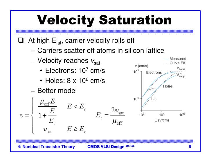 PPT - Lecture 4: Nonideal Transistor Theory PowerPoint Presentation ...