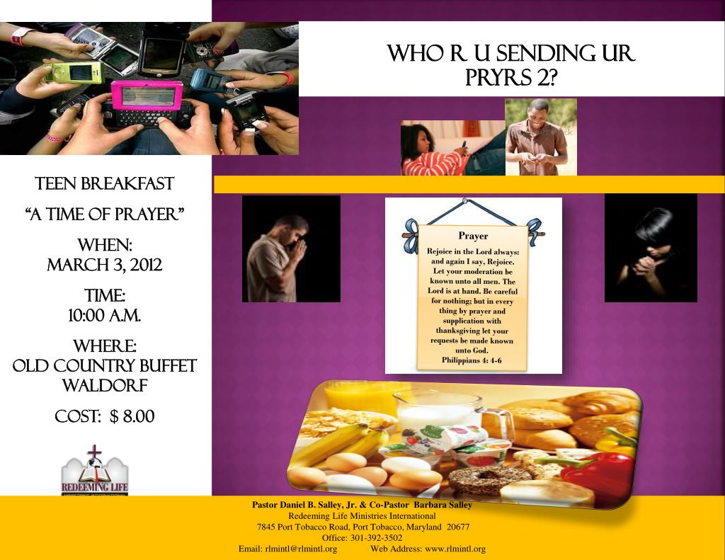 PPT - Pastor Daniel B. Salley, Jr. & Co-Pastor Barbara Salley ...