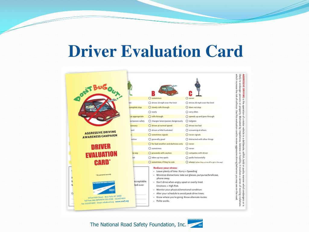 PPT - The National Road Safety Foundation, Inc. PowerPoint Presentation ...