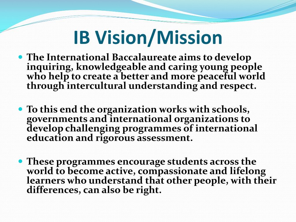 PPT - OHIO GLOBAL INSTITUTE 2013 International Baccalaureate Panel ...