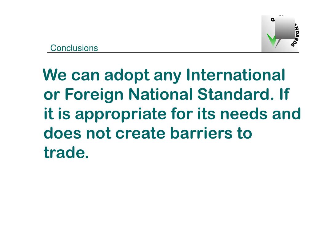 PPT - National Adoption of International Standards PowerPoint ...