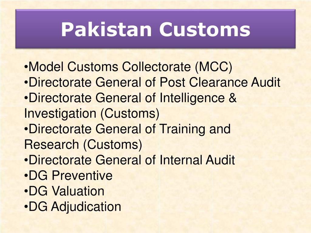 PPT - Federal Board of Revenue Organization & Role PowerPoint ...
