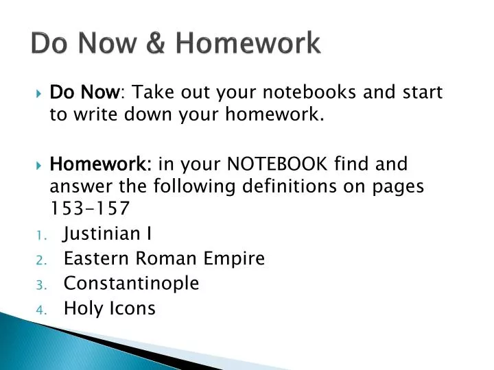 PPT - Do Now & Homework PowerPoint Presentation, free download - ID:2742442
