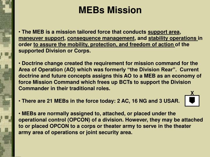 PPT - Maneuver Enhancement Brigade (MEB) Integration/Capability Brief ...