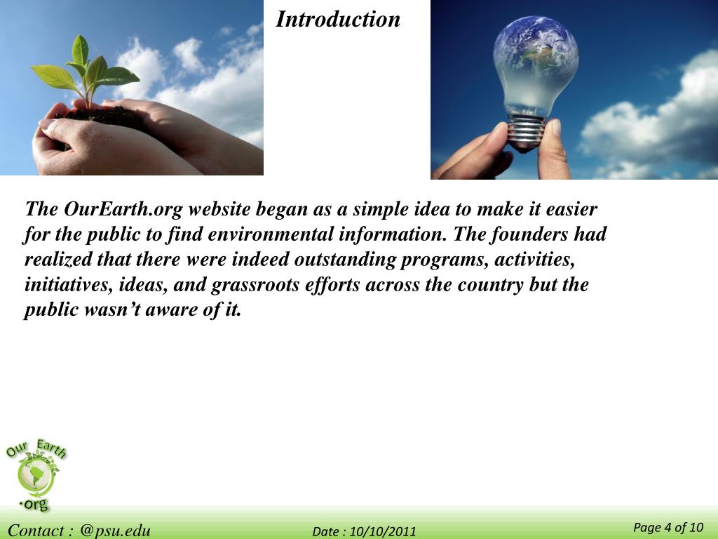 PPT - Live Green, Love Green, Think Green, Go Green! PowerPoint ...