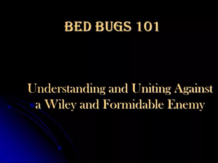 PPT - Understanding and Uniting Against a Wiley and Formidable Enemy ...