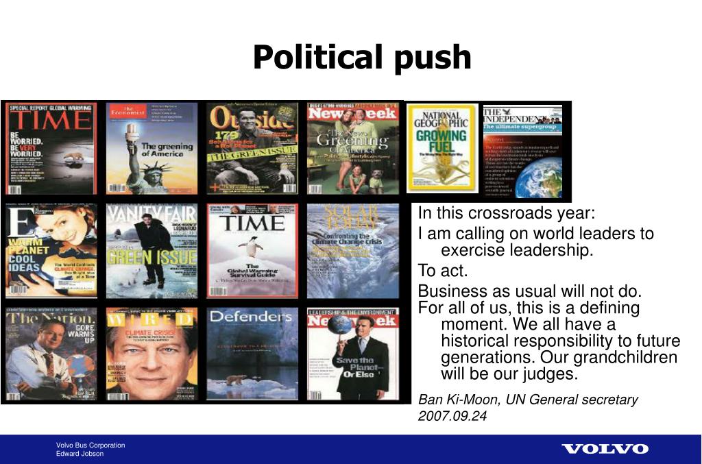 PPT - Edward Jobson Environmental Director Volvo Bus Corporation ...