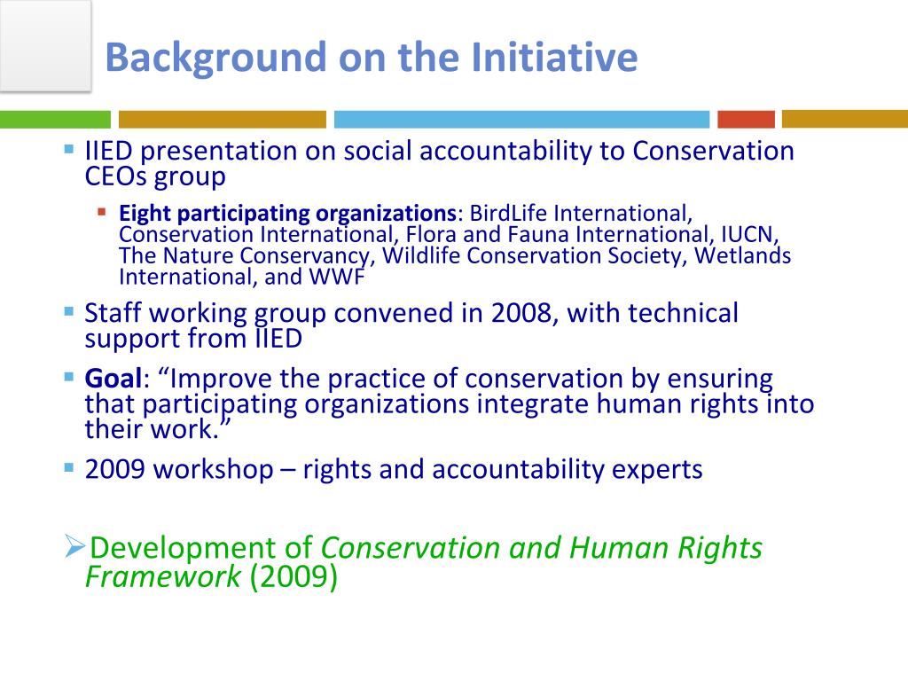 PPT - Conservation Initiative on Human Rights PowerPoint Presentation ...