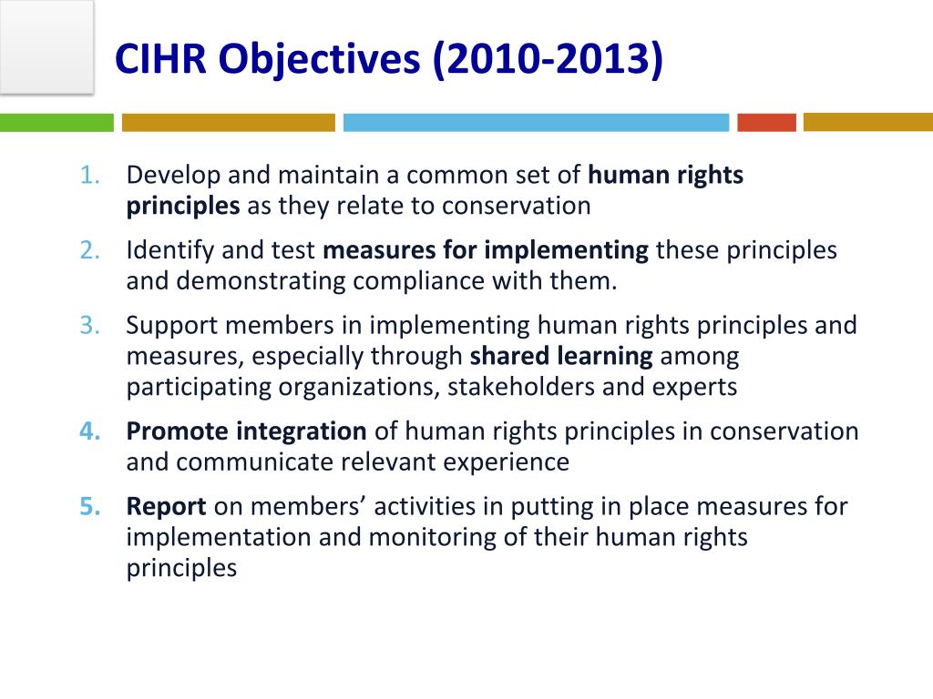 PPT - Conservation Initiative on Human Rights PowerPoint Presentation ...