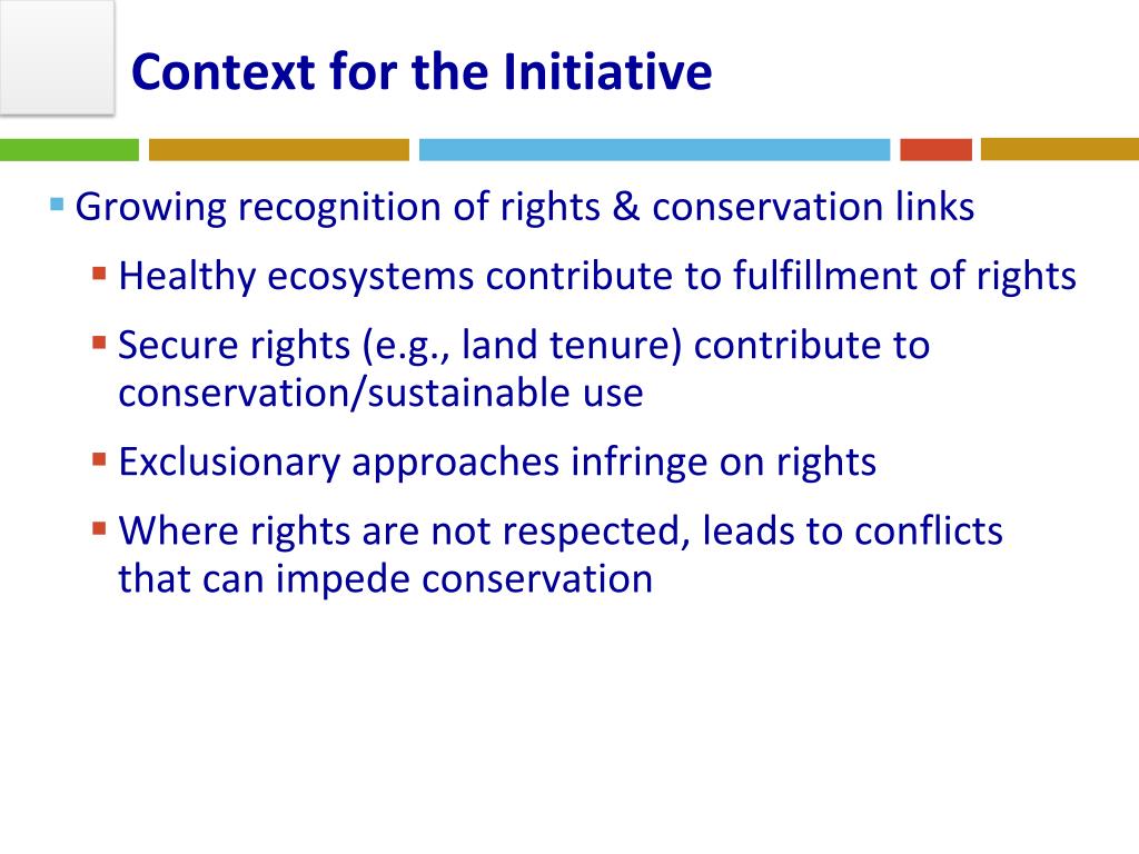 PPT - Conservation Initiative on Human Rights PowerPoint Presentation ...