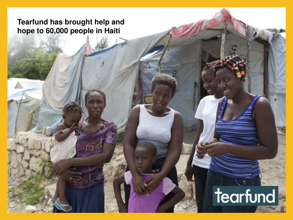 PPT - Thank you for supporting Tearfund’s work in Haiti and Pakistan ...