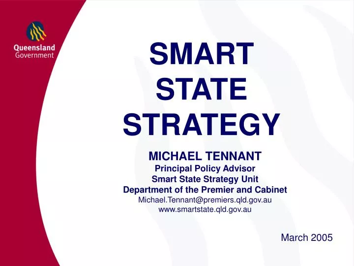 PPT - SMART STATE STRATEGY PowerPoint Presentation, free download - ID ...