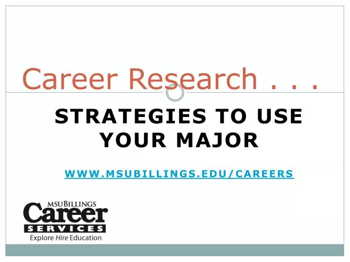 PPT - Career Research . . . PowerPoint Presentation, free download - ID ...