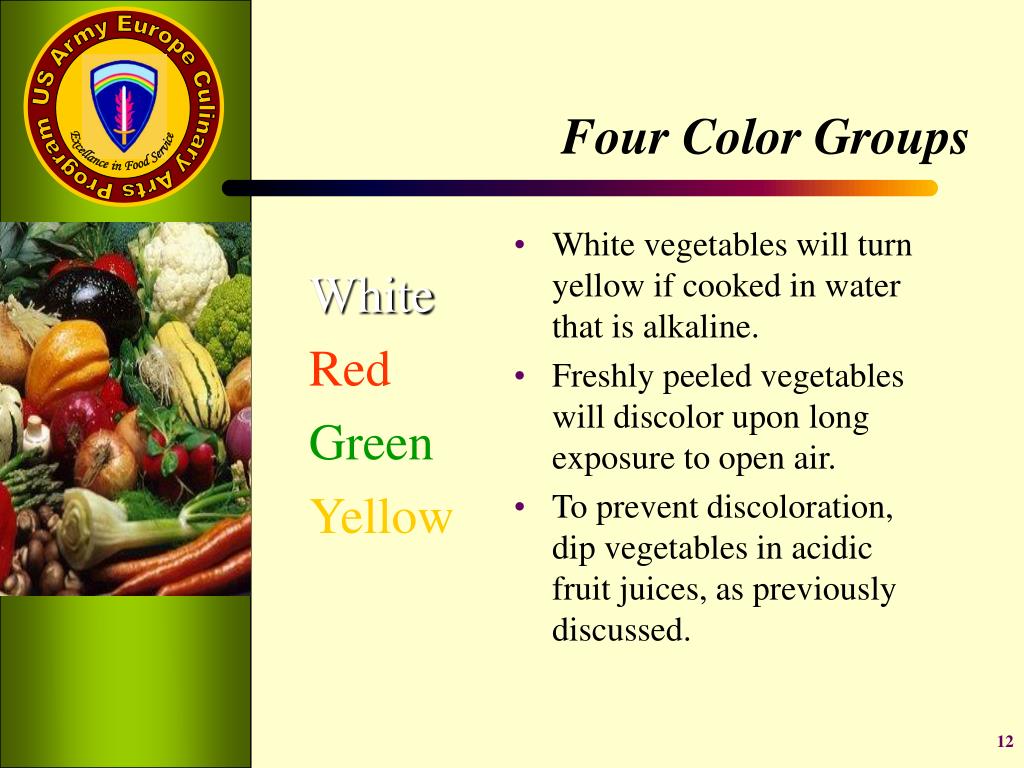 PPT - Food Preparation Fruits and Vegetables PowerPoint Presentation ...