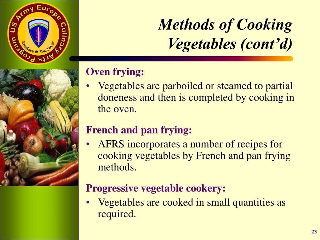 PPT - Food Preparation Fruits and Vegetables PowerPoint Presentation ...