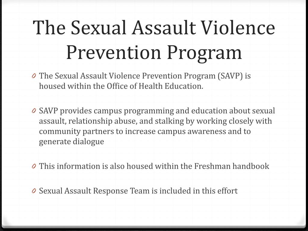 PPT - Sexual Violence Prevention at Star University PowerPoint ...