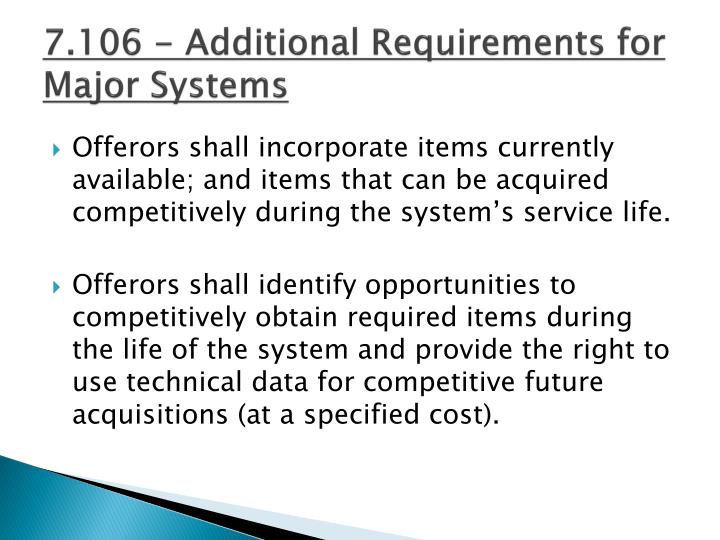 PPT - FAR Part 7 Acquisition Planning PowerPoint Presentation - ID:2743880