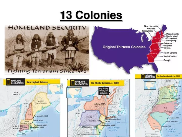 PPT - 13 Colonies PowerPoint Presentation, free download - ID:2744041