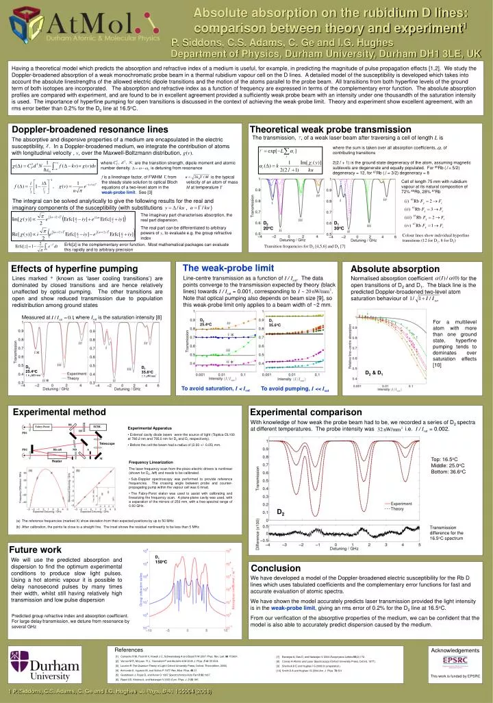 PPT - Department of Physics, Durham University, Durham DH1 3LE, UK ...