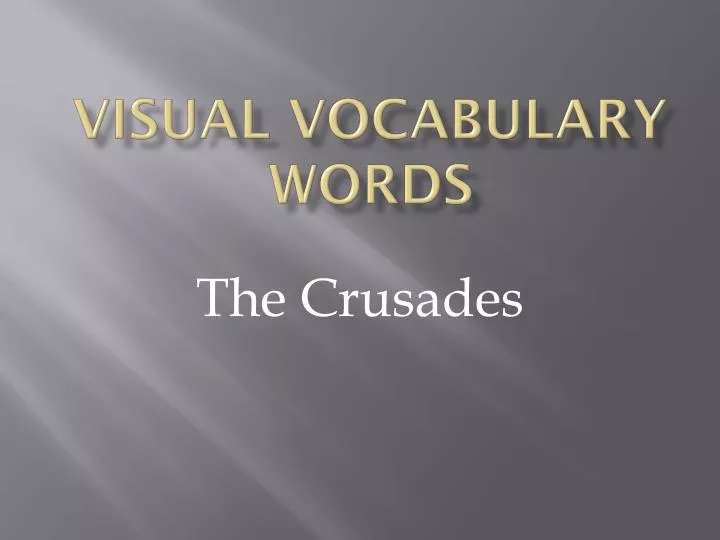 PPT - Visual Vocabulary Words PowerPoint Presentation, free download ...