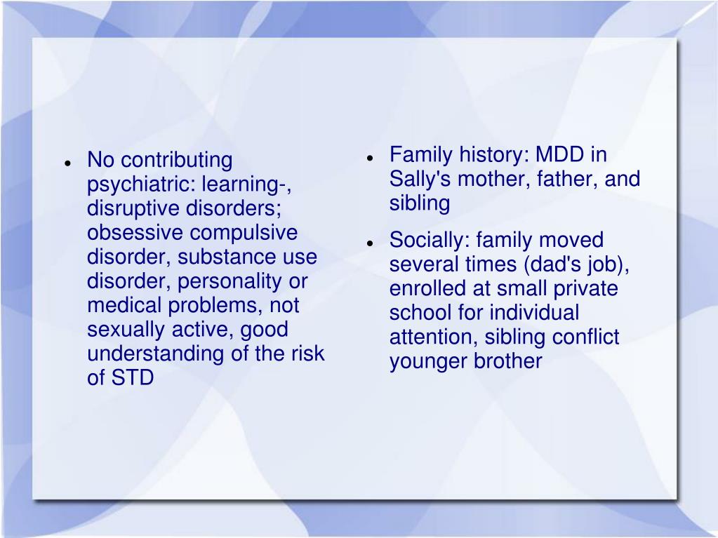 PPT - Major Depressive Disorder in children and adolescents (MDD ...