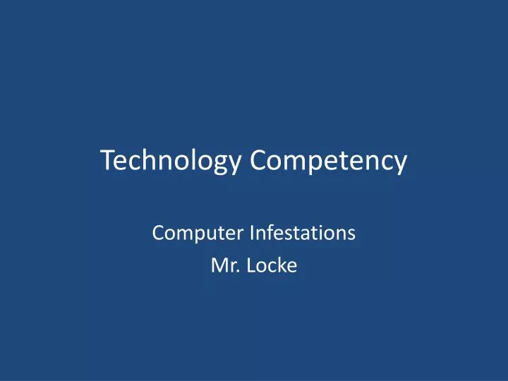 PPT - Technology Competency PowerPoint Presentation, free download - ID ...